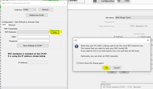 Enable WiFi on a Tehama DCAP | Tehama Wireless